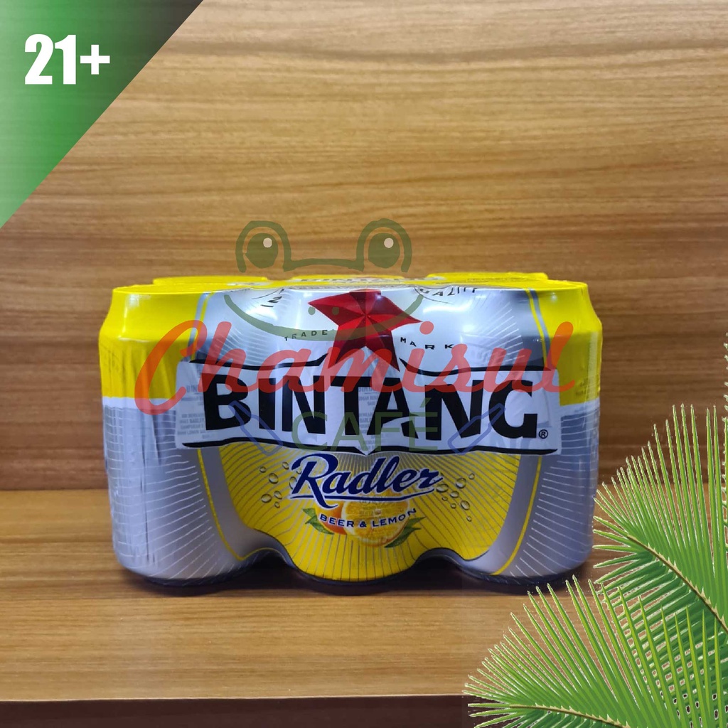 Jual Beer Bintang Radler Lemon Can Bir 320ml x 6 Kaleng | Shopee Indonesia