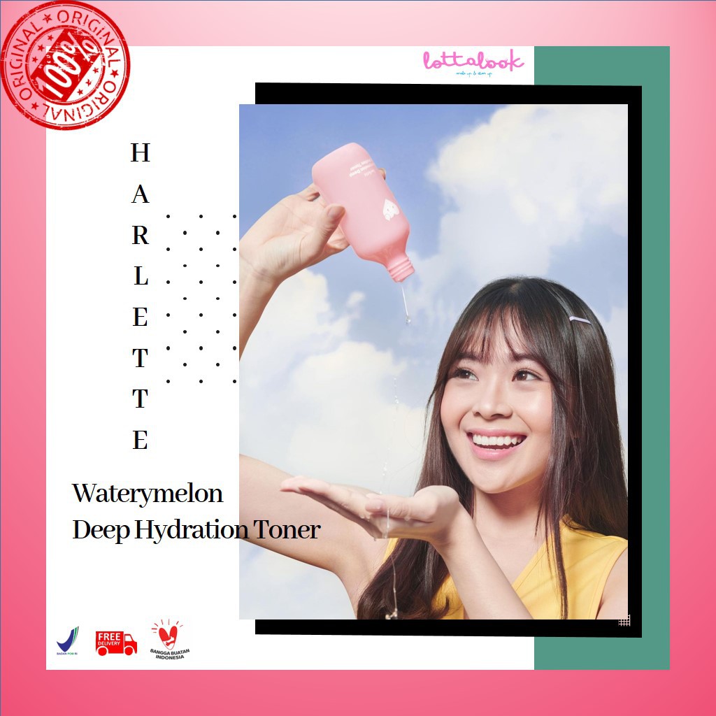 Jual Harlette Waterymelon Deep Hydration Toner | Shopee Indonesia