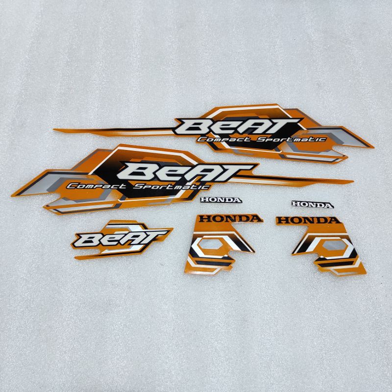 Jual Stiker stripping decal graphic Honda Beat karbu karburator 2008 ...