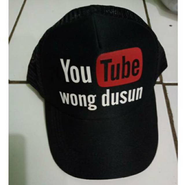 Jual Topi Youtube custom nama channel | Shopee Indonesia
