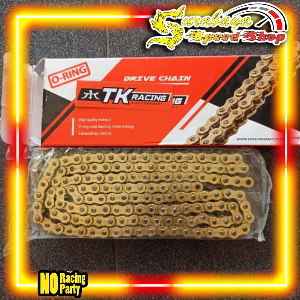 Jual TK Racing Rantai Rante Gold O Ring Touring Harian Balap 428 HPO ...