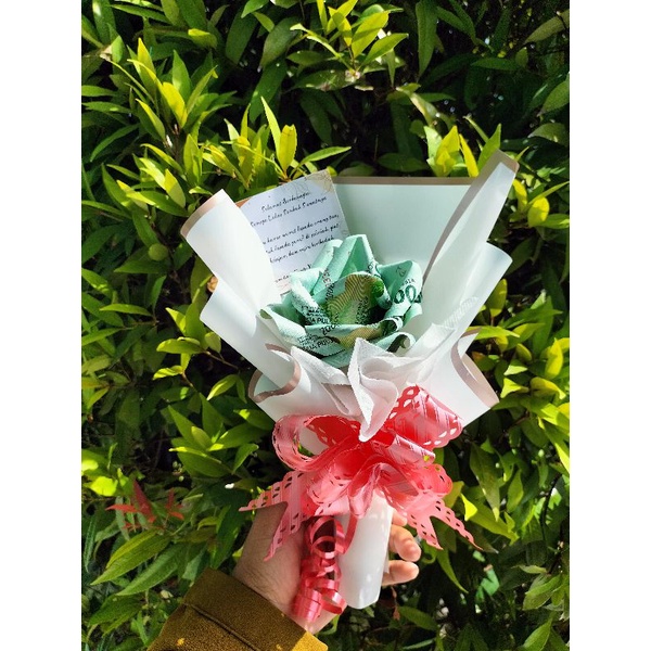Jual BUKET UANG MODEL BUNGA MINI 5 LEMBAR (Biayanya Saja) | Shopee ...