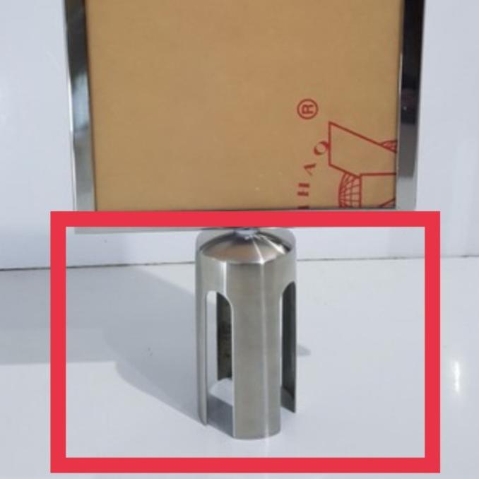 Jual Adaptor Sign Frame Poster Display Stand Tiang Antrian Stainless ...