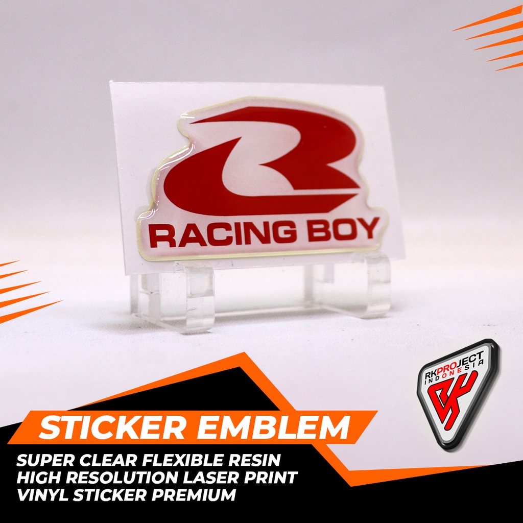 Jual STIKER TIMBUL EMBLEM STICKER RESIN LENTUR RCB RACING BOY | Shopee ...