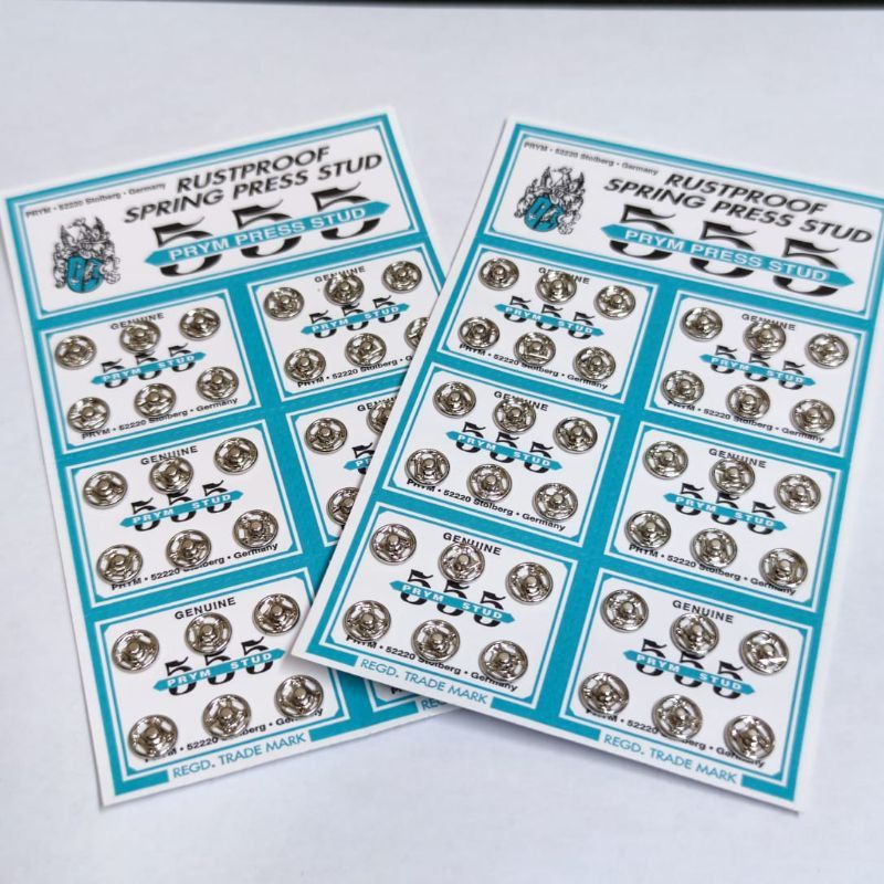 Jual Kancing Cetet/Kancing Jepret Besi Merek 555/Jual Per Pepel 36 Set ...