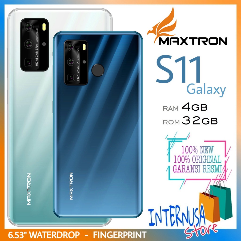 Jual HP MAXTRON S11 GALAXY - HP ANDROID 4G RAM 4GB ROM 32GB ...