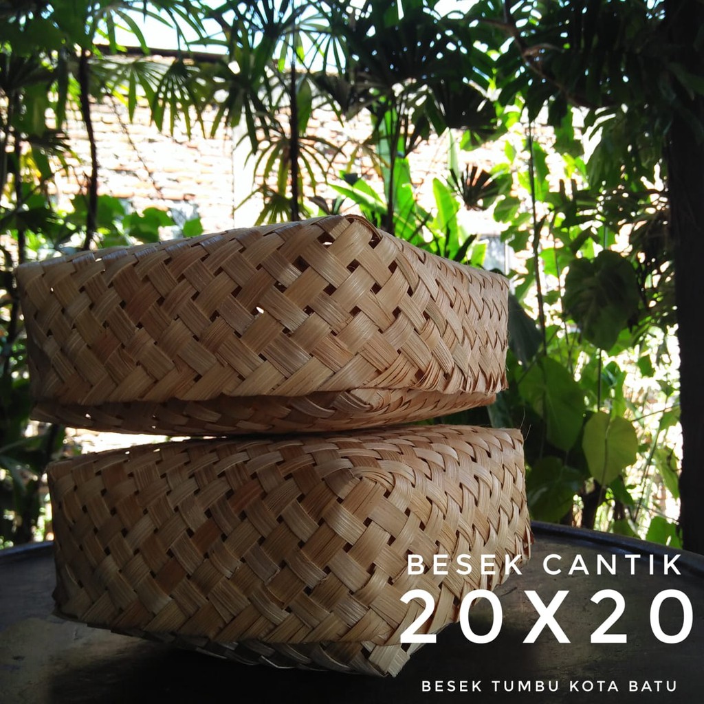 Jual BESEK CANTIK/ BESEK BAMBU/ TUMBU CANTIK 20x20 | Shopee Indonesia