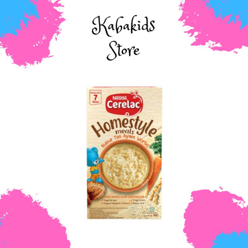 Jual Nestle Cerelac Homestyle Meal Bubur 100gr | Shopee Indonesia