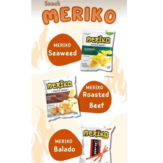 Jual MERIKO MIKAKO RASA RUMPUT LAUT DAN SAMBAL MATAH | Shopee Indonesia