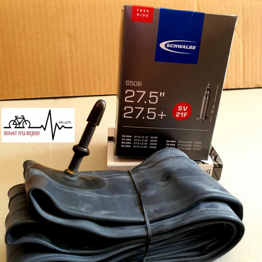 Jual BAN DALAM SEPEDA SCHWALBE 27.5 x 2.10 - 3.00 FV PRESTA SV21F | Shopee Indonesia