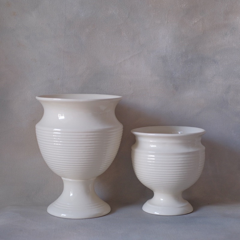 Jual VAS BUNGA PIALA BESAR VAS KERAMIK POT BUNGA STANDING VASE CERAMIC ...