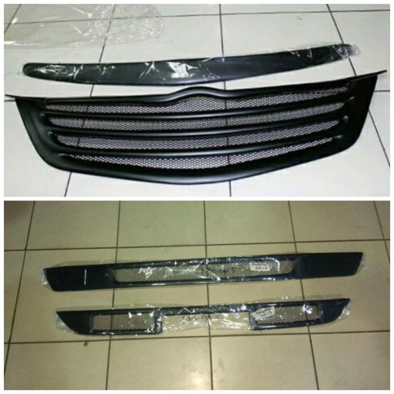 Jual Paket Grill Avanza type S garis dan pengaman radiator | Shopee ...