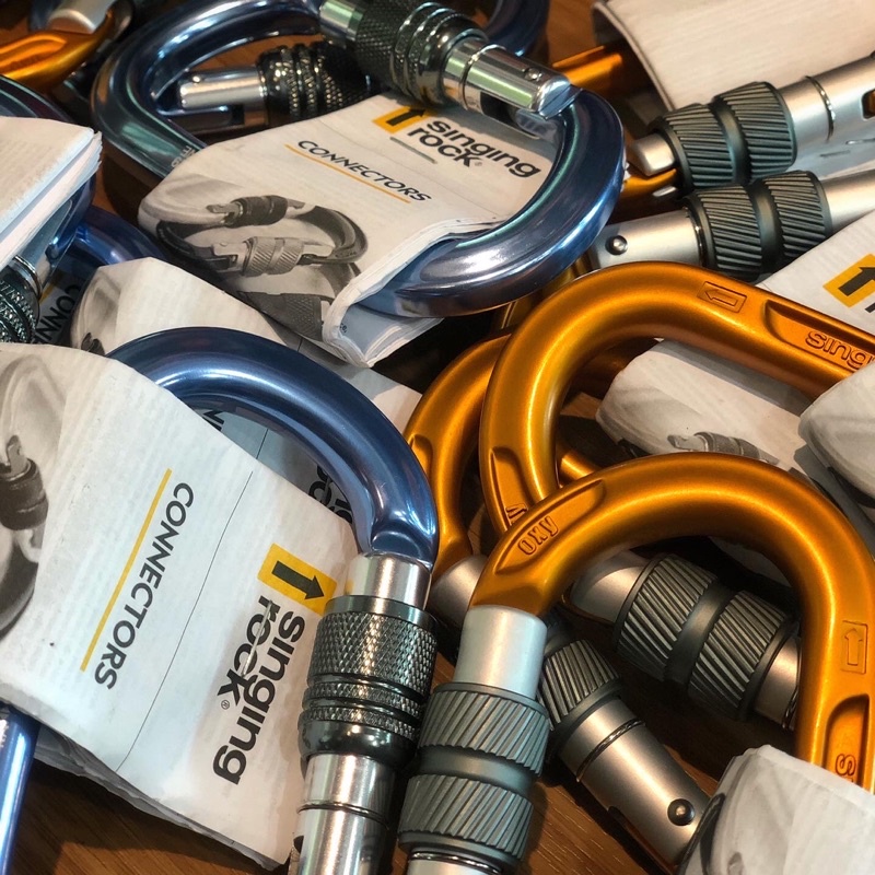 Jual CARABINER Singing Rock Oxy Screw Oval Carabiner ORIGINAL | Shopee ...