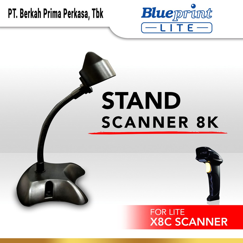 Jual Stand Barcode Scanner Laser Infrared BLUEPRINT - Hitam | Shopee ...