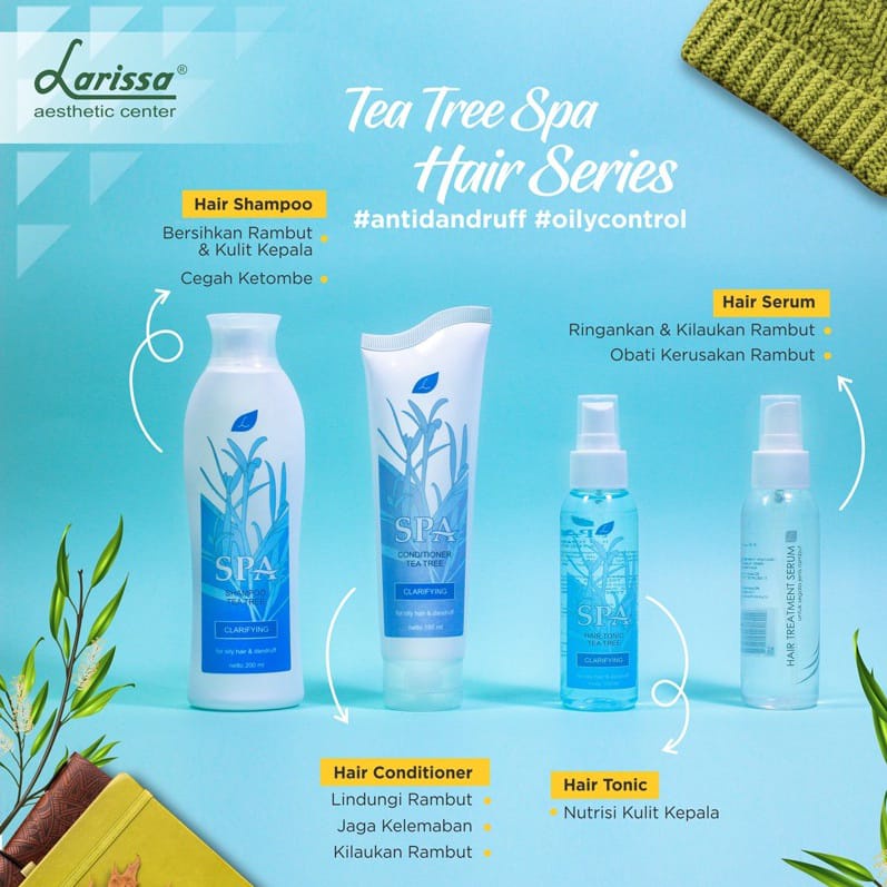 Jual Paket Perawatan Rambut Tea Tree - Mengurangi dan Mencegah ketombe ...