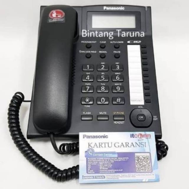 Jual Pesawat Telepon Panasonic KX-TS885ND Telepon Kabel Panasonic KX-TS885 Telfon Panasonic KX ...