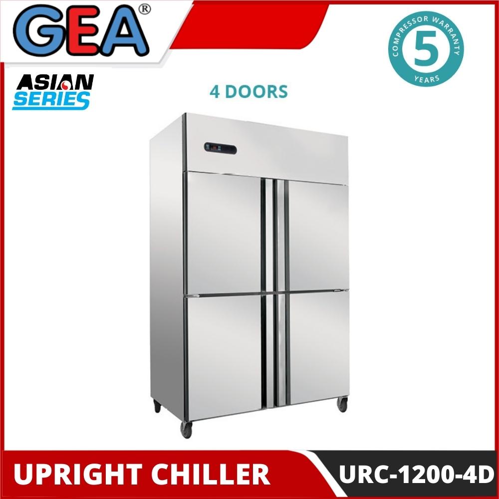 Jual UPRIGHT CHILLER GEA URC-1200-4DX KULKAS STAINLESS DAPUR RESTORAN ...