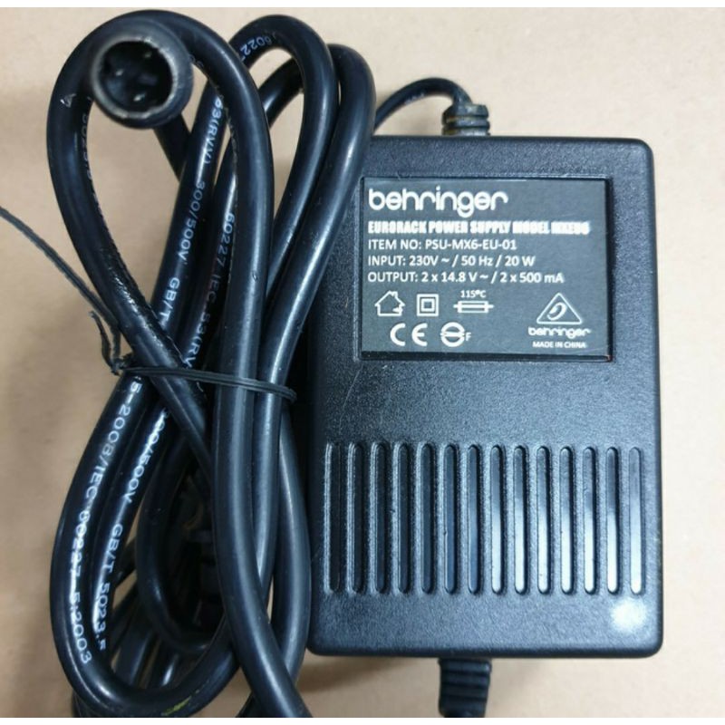 Jual Adaptor Mixer Audio Behinger PSU6 EURORACK UB1002FX Power Supply ...