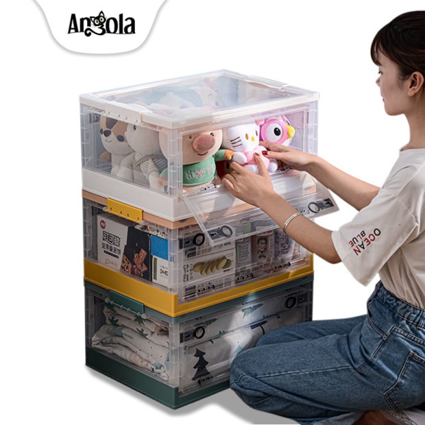 Jual JB123 Angola Storage Box Lipat C44/C55 Folding Container Box ...
