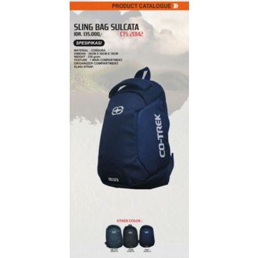 Jual Sling Bag Original Co trek seri Sulcata | Shopee Indonesia