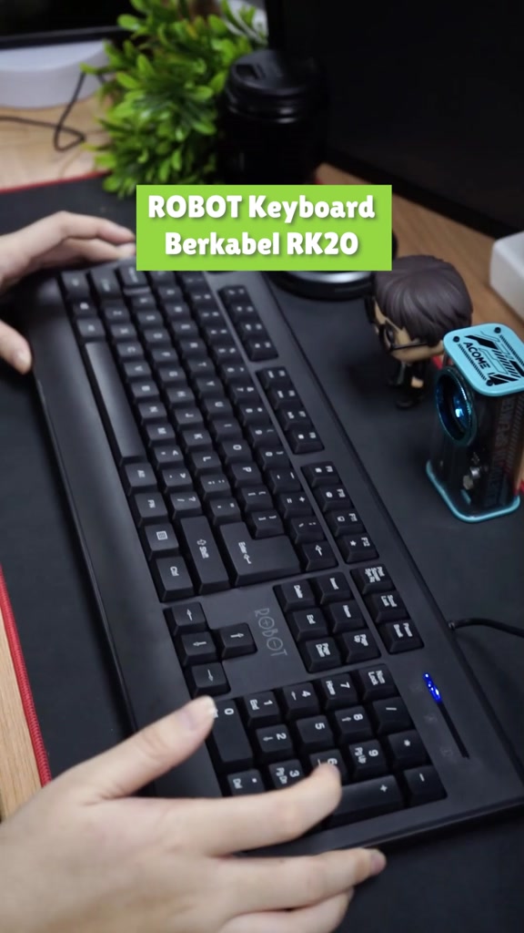 Jual ROBOT Keyboard Wired Laptop / Komputer / Design Ultra Thin ...