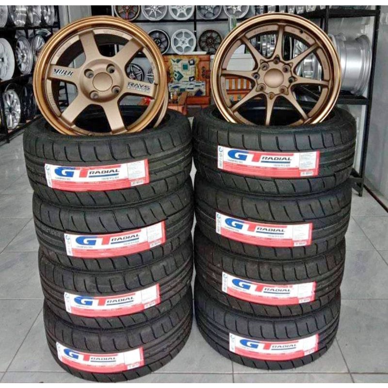 Jual ban mobil baru NIK 2022 semi slick ukuran 195/50 R15 | Shopee ...