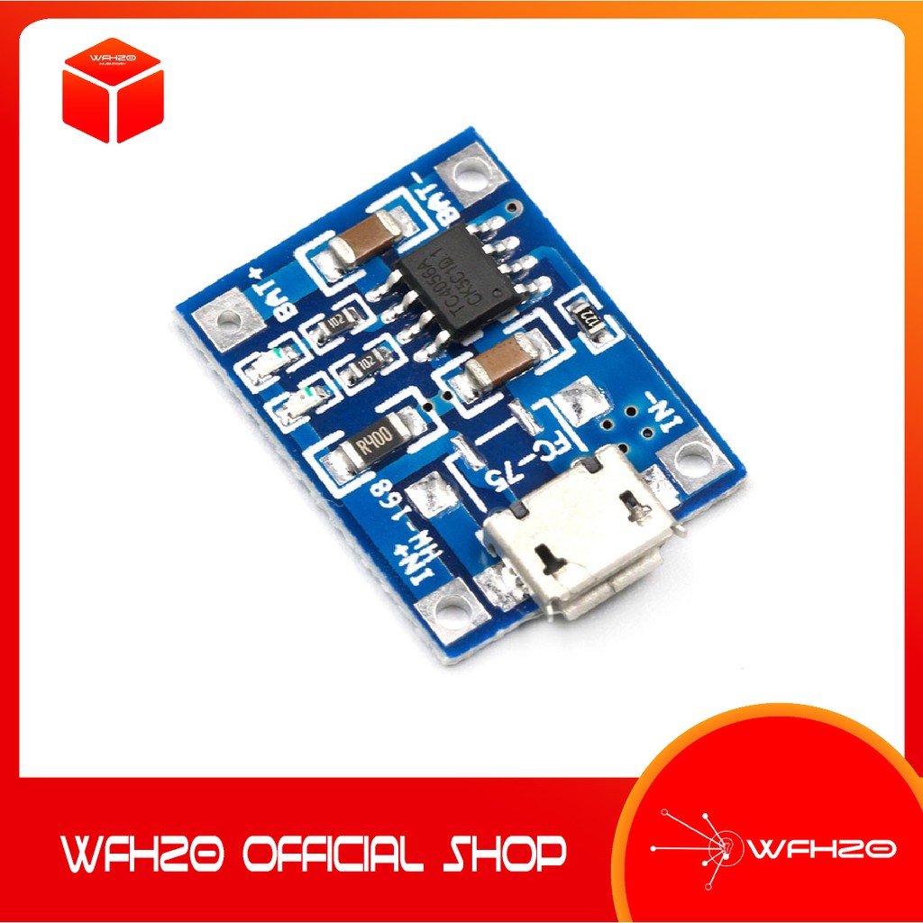 Jual TP4056 Modul Charger Baterai Li-Ion Micro USB 5V 1A | Shopee Indonesia