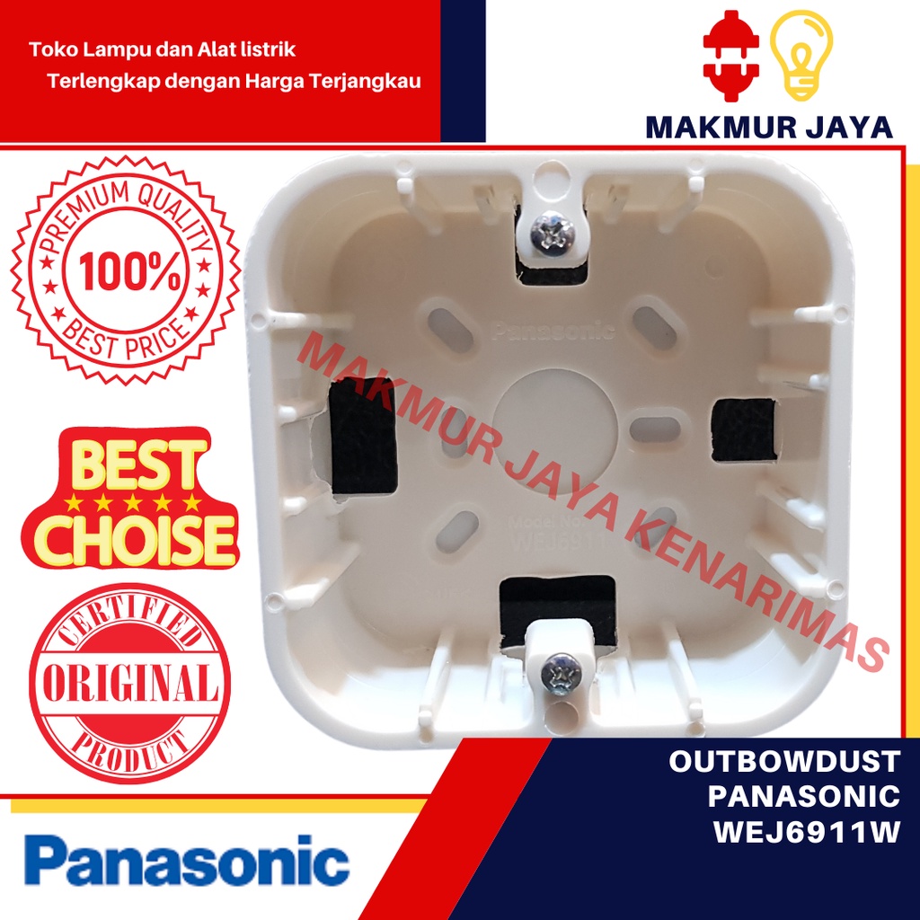 Jual OUTBOW DUS PANAOSNIC/BOX C-TYPE PANASONIC WEJ 6911W | Shopee Indonesia