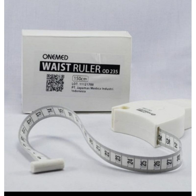 Jual WAIST RULER ALAT PENGUKUR LINGKAR TUBUH/METERAN ONEMED | Shopee ...