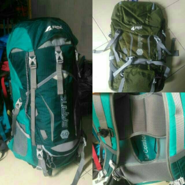 Jual Carrier Keril Tas Gunung Punggung Rei Barito 50+5L 50L + 5L 55L 55 ...