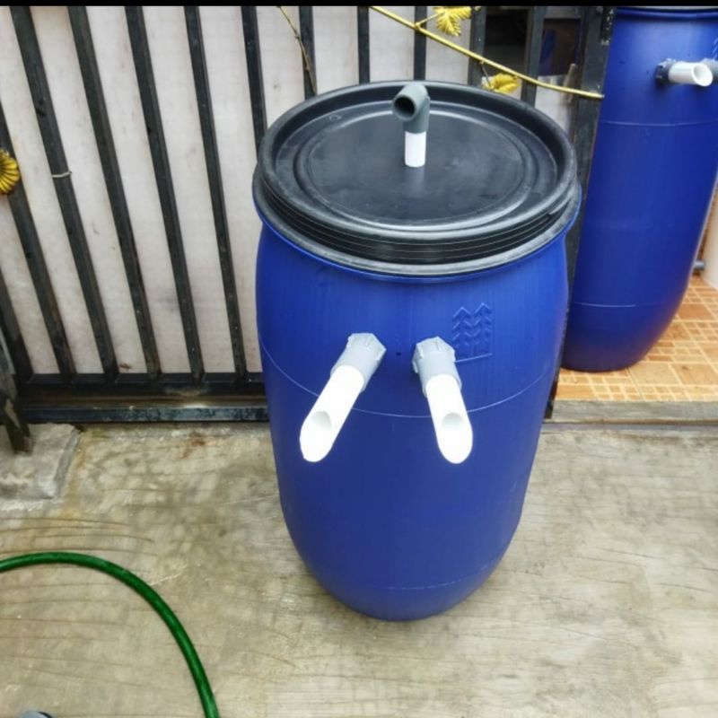 Jual tong filter kolm koi uk 80 liter 2 output | Shopee Indonesia