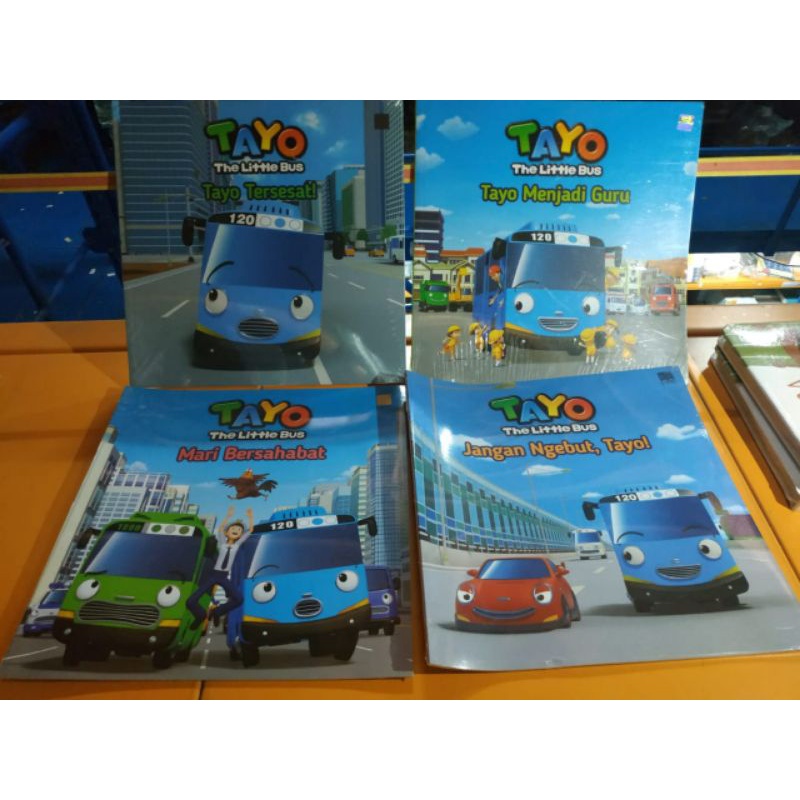 Jual buku tayo the little bus. buku tayo si bus kecil | Shopee Indonesia