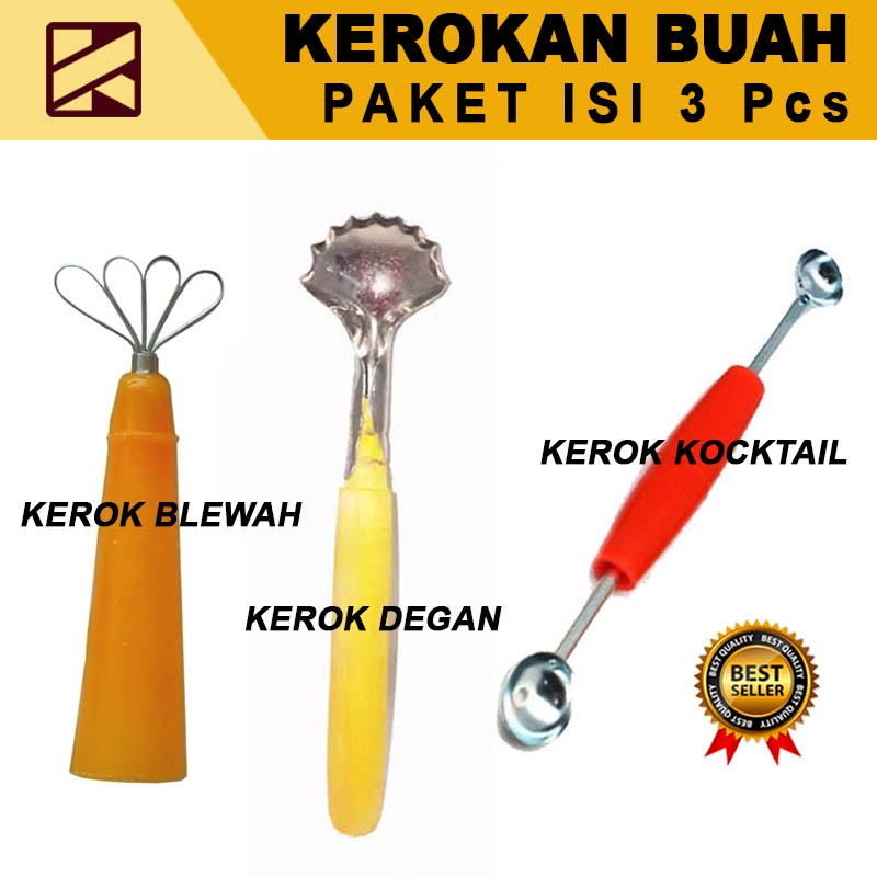 Jual Satu Set Alat Serut Kerokan Buah Kelapa Muda Degan Blewah / Kerok ...