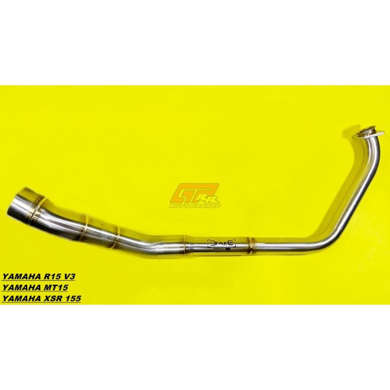 Jual Pipa Header Knalpot Drake R9 not ProjectOne Yamaha R15 V3 MT15 XSR ...