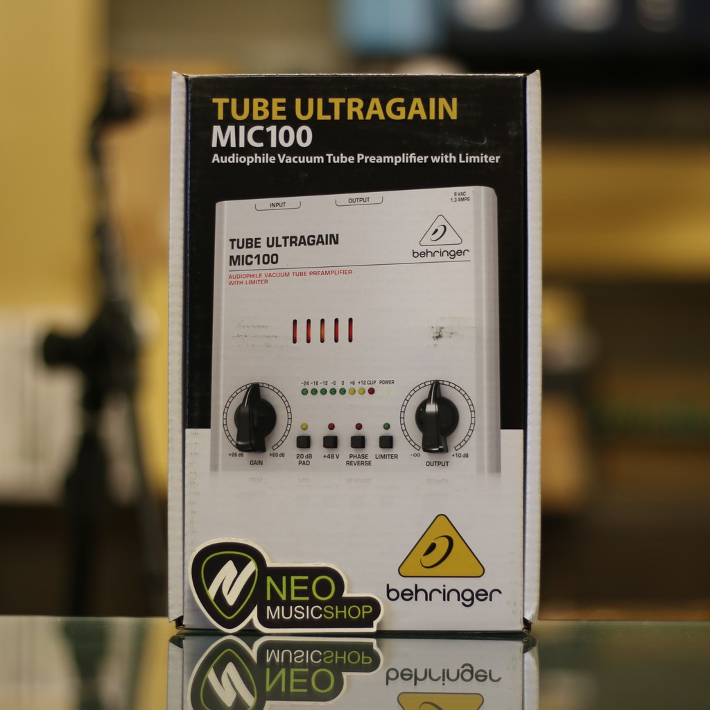 Jual Behringer MIC100 / MIC 100 Audiophile VAcuum Tube Preamp with ...