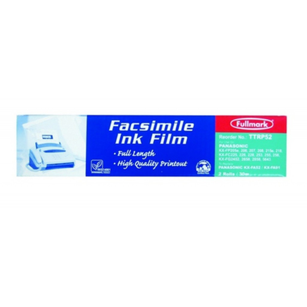 Jual Fullmark ribbon fax ink film refill tinta karbon TTRP52 for ...