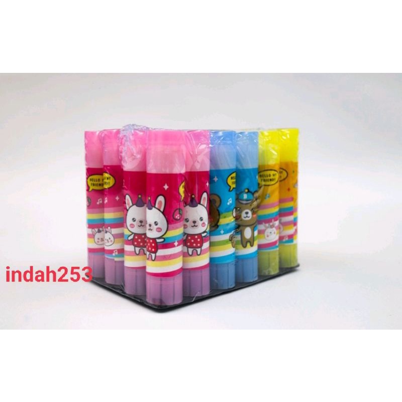 Jual Lem Glue Stik 10 gram Isi 24 Pcs/Lem Glue Stik Fanci isi 24 Pcs ...