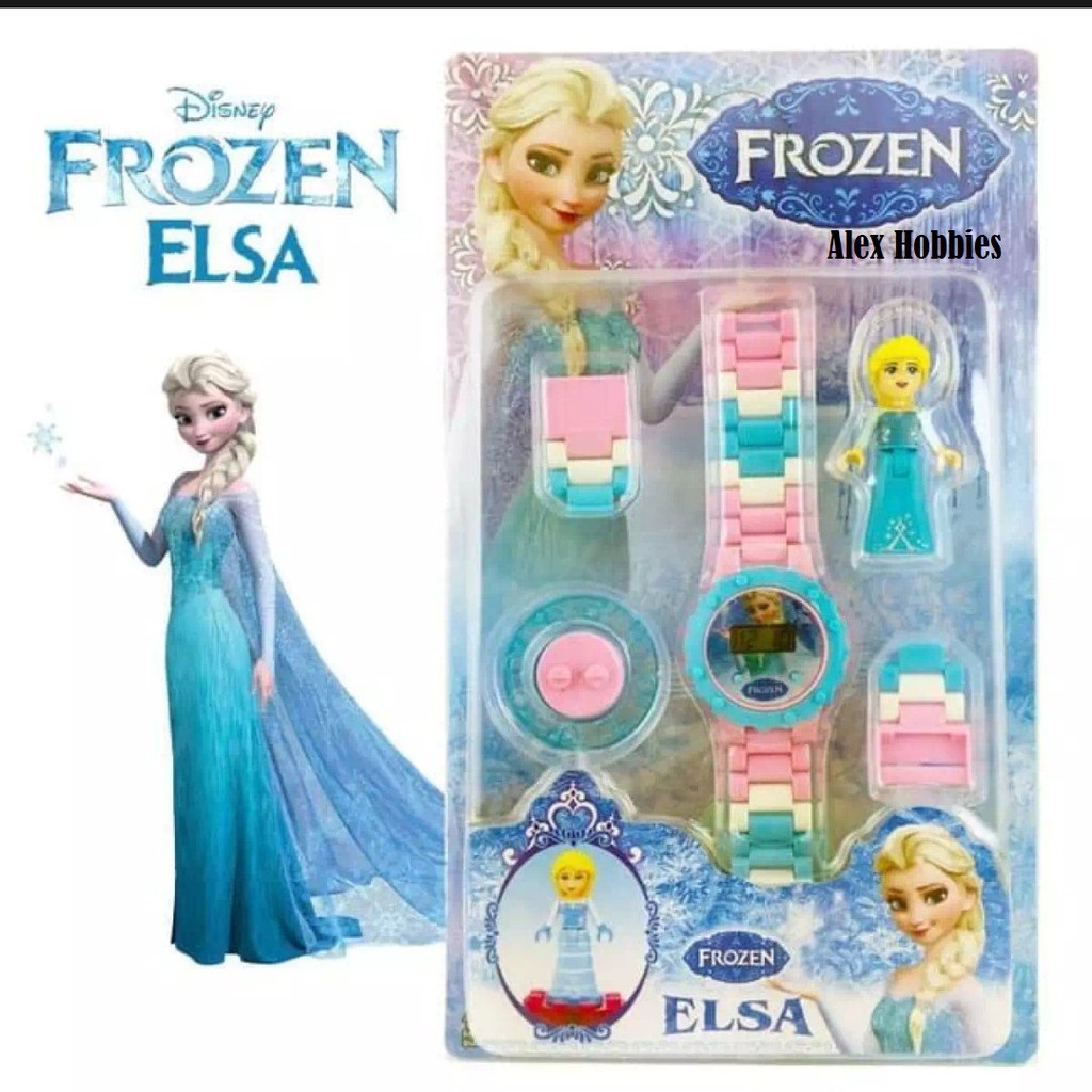 Jual JAM TANGAN LEGO ELSA/JAM ANAK GROSIR MURAH/JAM ANAK PEREMPUAN/JAM ...