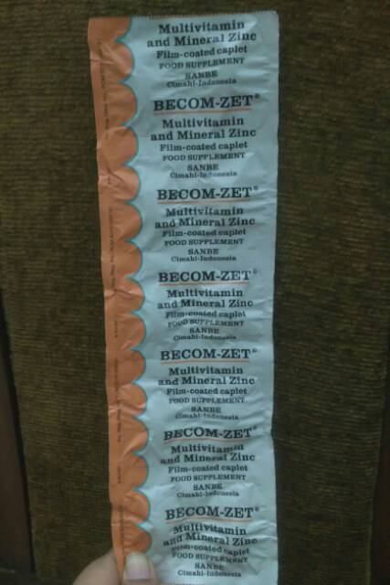 Jual MULTIVITAMIN BECOMZET isi 10 tablet | Shopee Indonesia