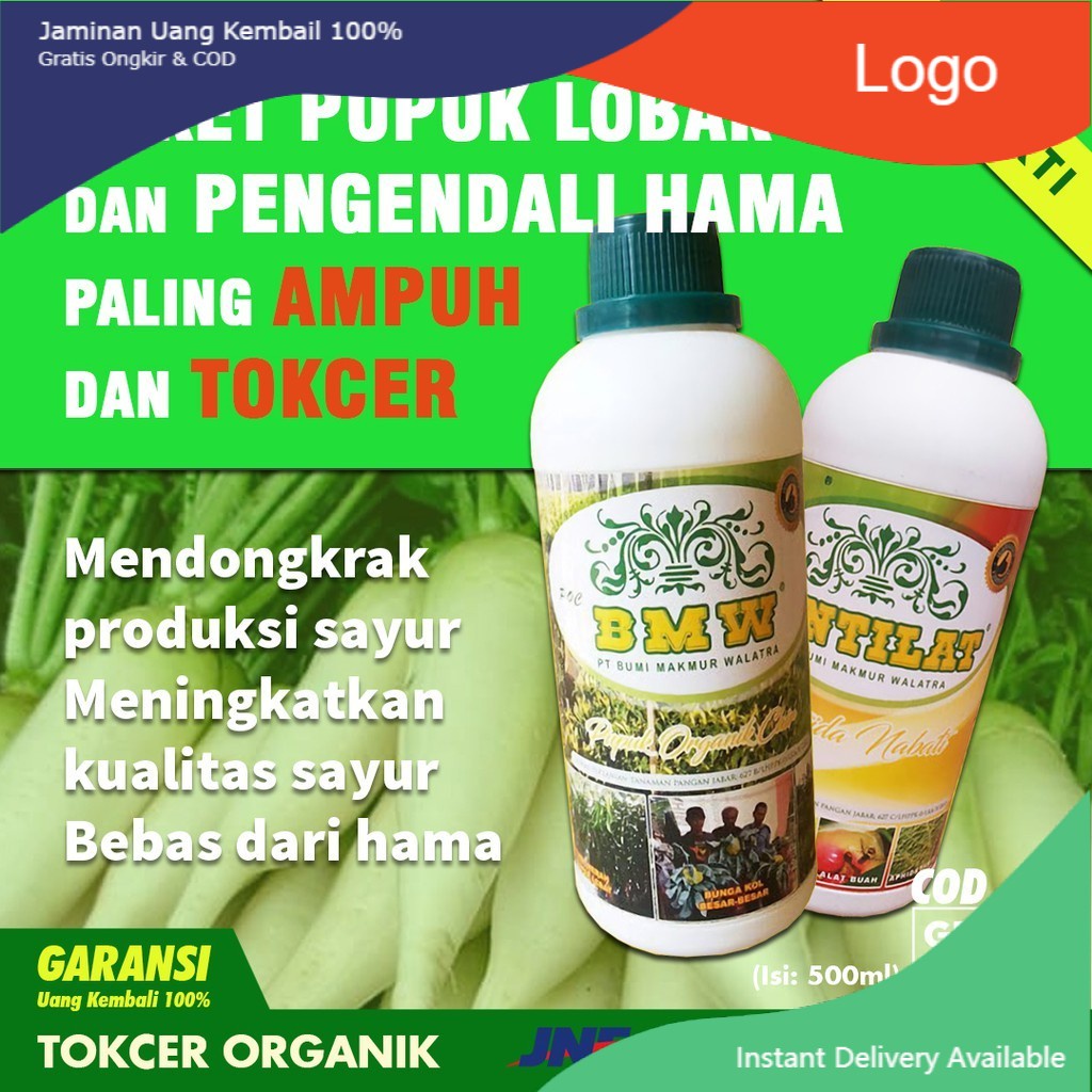 Jual PUPUK POC - Promo Paket Pupuk Organik Cair Tanaman Lobak POC BMW ...