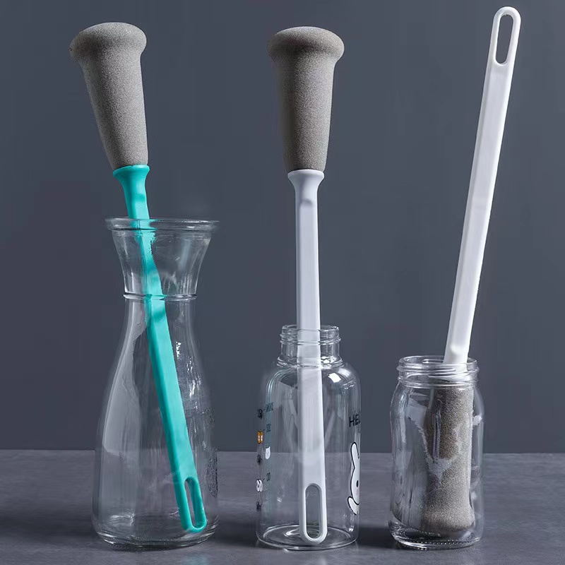 Jual Sikat Spons Pembersih Botol dengan Gagang Panjang /Cleaning Brush ...