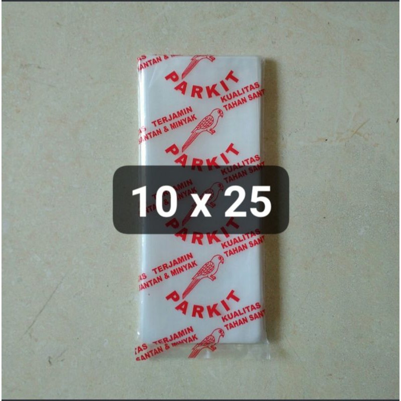 Jual PLASTIK PARKIT LENTUR UKURAN 10X25CM | Shopee Indonesia