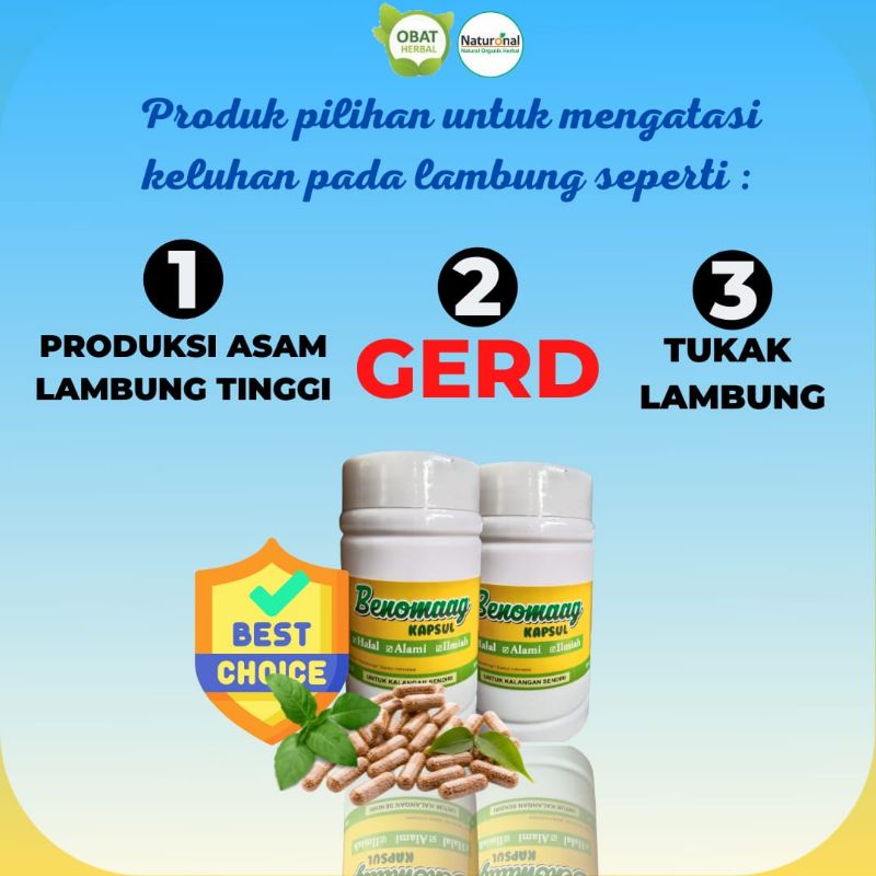 Jual Herbal Maag/Obat Maag Kapsul/Benomaag | Shopee Indonesia
