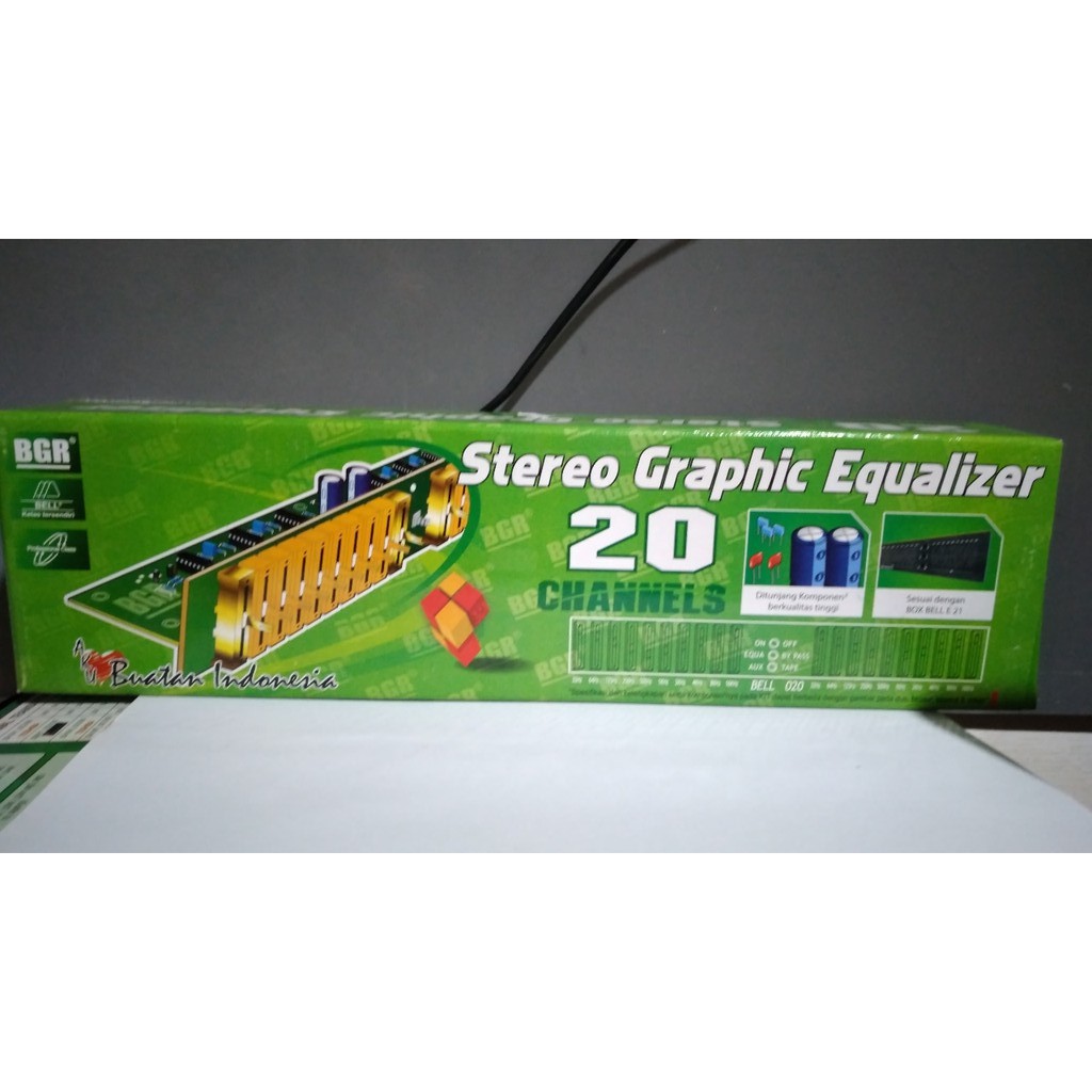 Jual KIT EQUALIZER 20 CHANNEL STEREO POTENSIO GESER - STEREO GRAPHIC ...