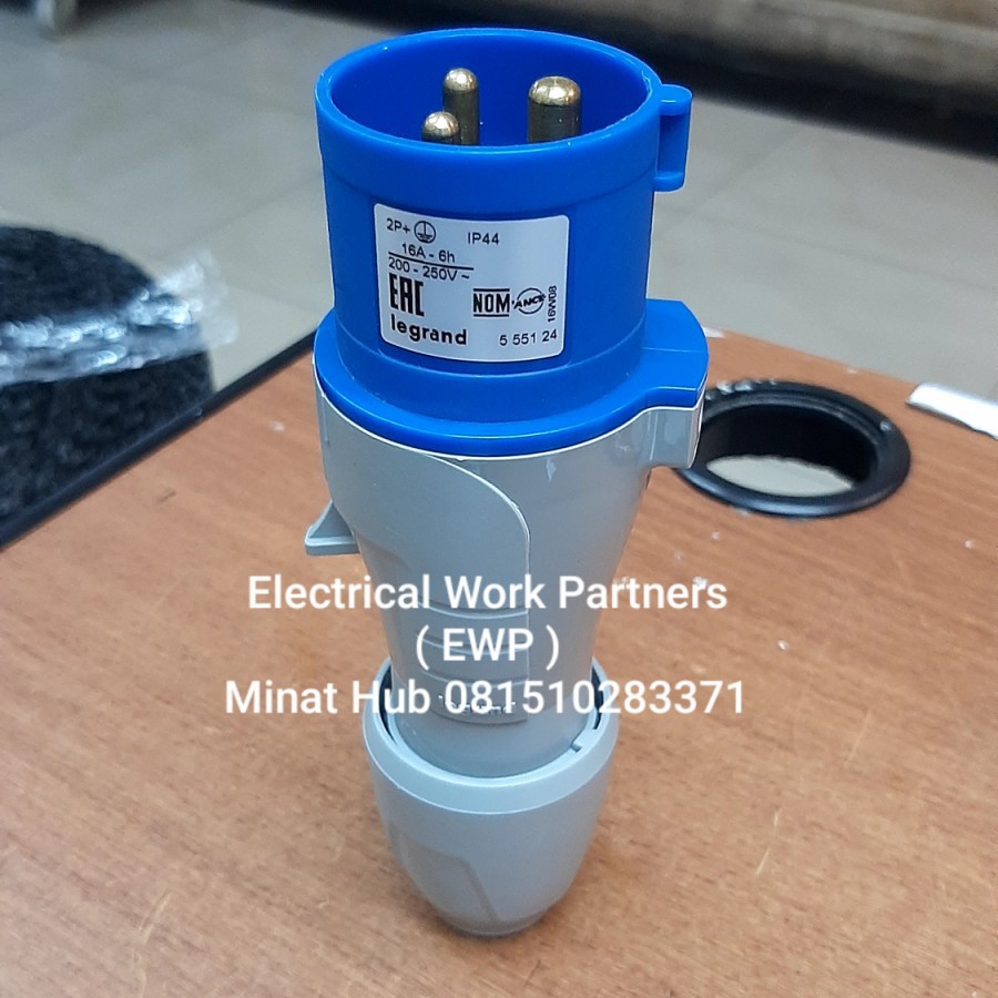 Jual LEGRAND STECKER SOCKET PLUGS 2P+E 3PIN 16A | Shopee Indonesia