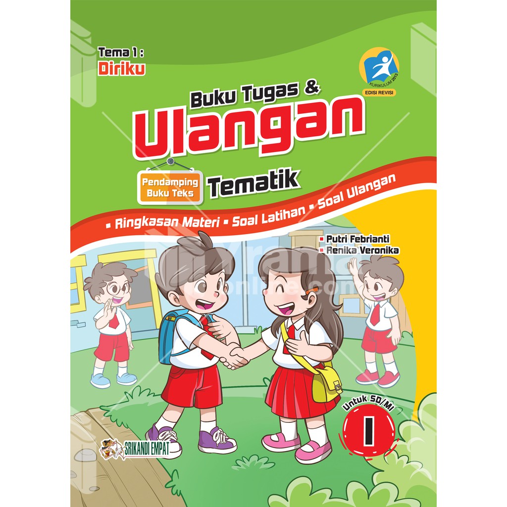 Jual Buku Tugas Dan Ulangan Tematik Sd Kelas 1 Tema 1 Diriku Shopee