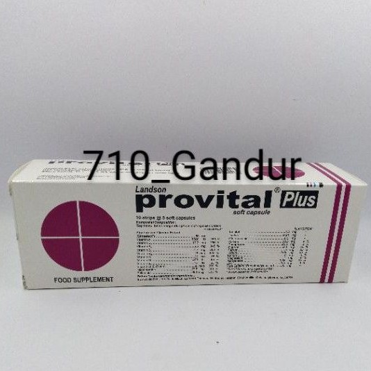 Jual Provital Plus kapsul lunak original box | Shopee Indonesia