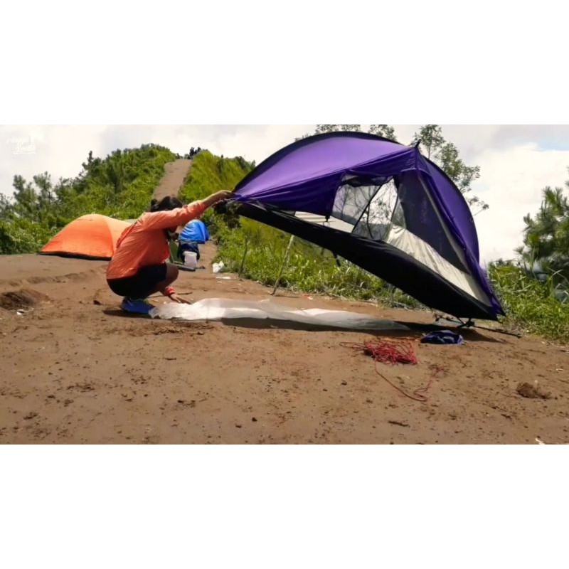 Jual tenda single frame arkh_adv v4 tenda ULTRALIGHT not naturehike ...