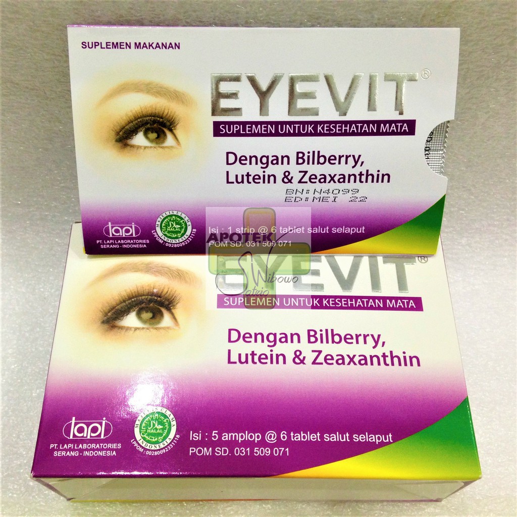 Jual EYEVIT TABLET PER STRIP 6 TABLET (HARGA PER STRIP ) | Shopee Indonesia
