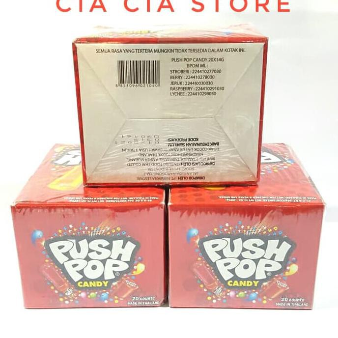Jual PERMEN PUSH POP BOX 20S / PUSH POP CANDY 20S / PERMEN BENTUK ...